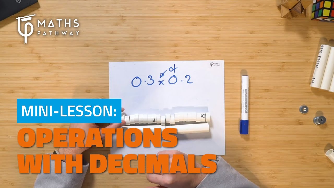 Adding & multiplying decimals using a model - Maths Pathway