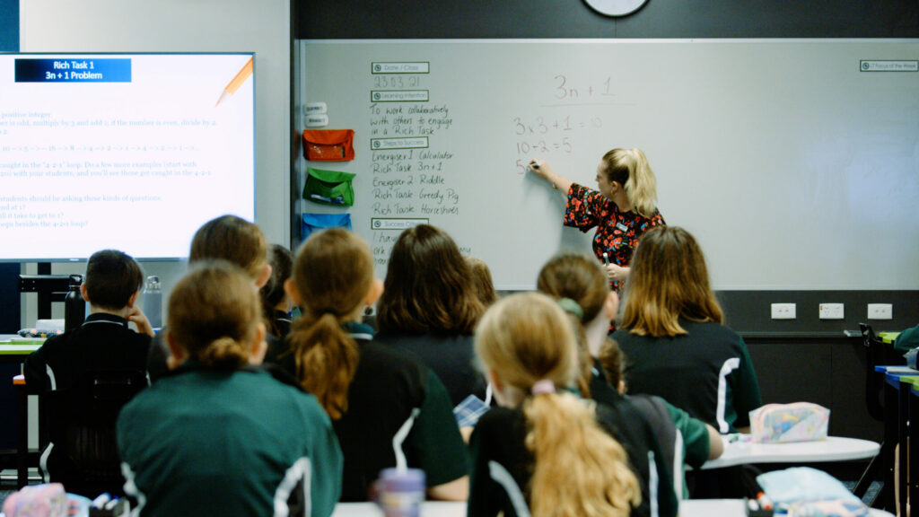 Developing strong student-teacher relationships - Maths Pathway